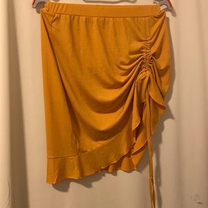 STIDY | Skirts | Mini Skirt Side Drawstring Stretchy Ruched Size Small ...
